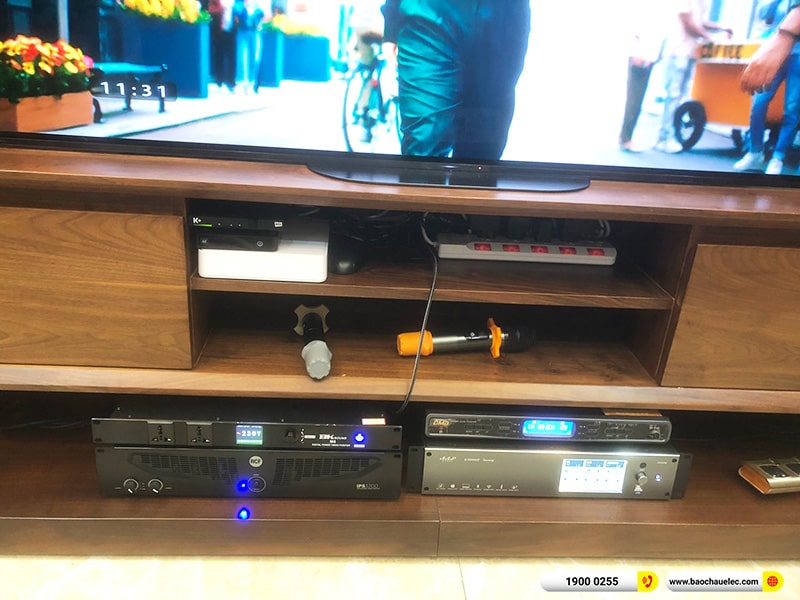Lắp đặt dàn karaoke trị giá hơn 100 triệu cho anh Huyên tại Hà Nội (RCF CMAX 4110, IPS3700 ...