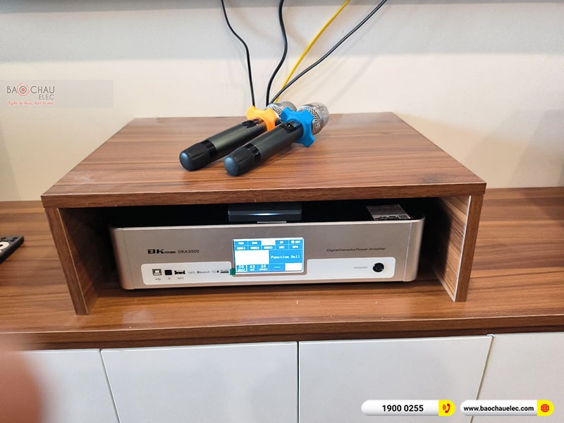 Lắp đặt dàn karaoke trị giá gần 20 triệu cho anh Quang tại Hà Nội (BIK BJ-S668, BKSound DKA 6500)