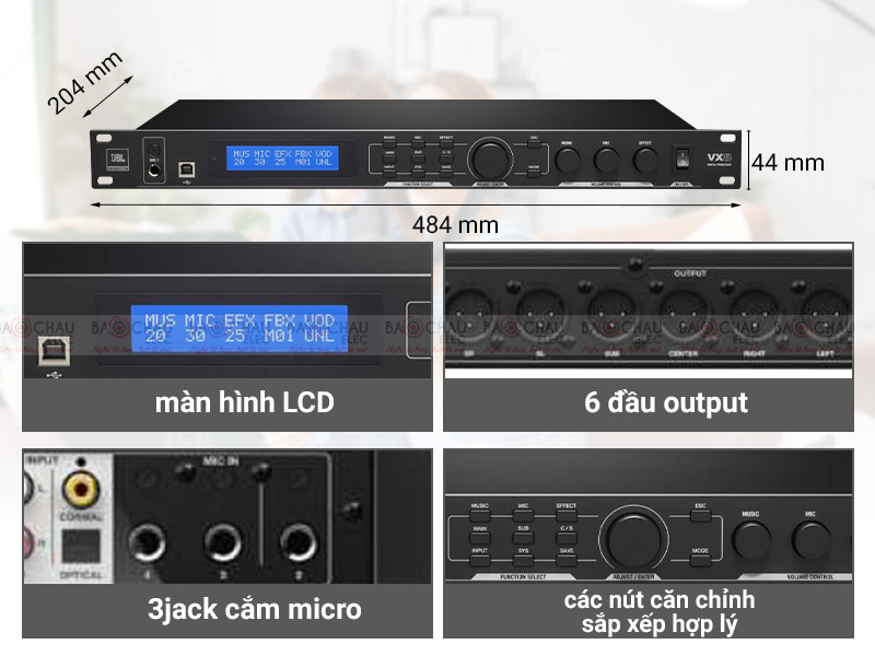 Vang số JBL VX8 | Chính Hãng. New 2023, Giá Rẻ