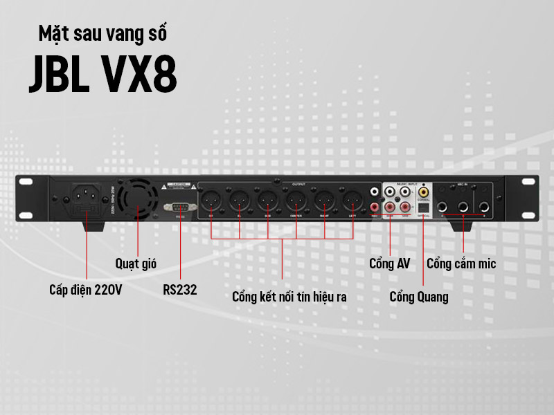 Vang số JBL VX8 | Chính Hãng. New 2023, Giá Rẻ