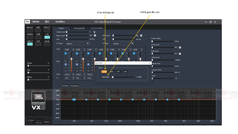 Vang số JBL VX8 Chính Hãng Ba Sao | Sẵn Hàng, Giá Rẻ Số 1