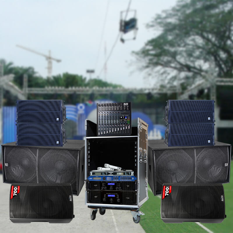 Hệ thống âm thanh Line Array Alto 08 Chính hãng, Cấu hình khủng