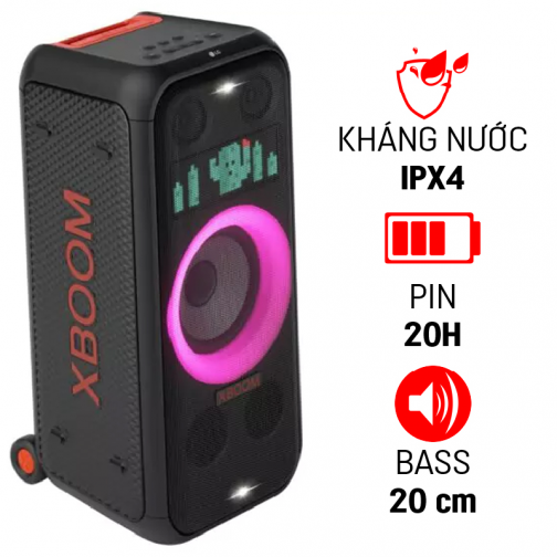 Loa bluetooth LG XBoom XL7 | Đèn LED Pixel, Pin 20h, New 2023
