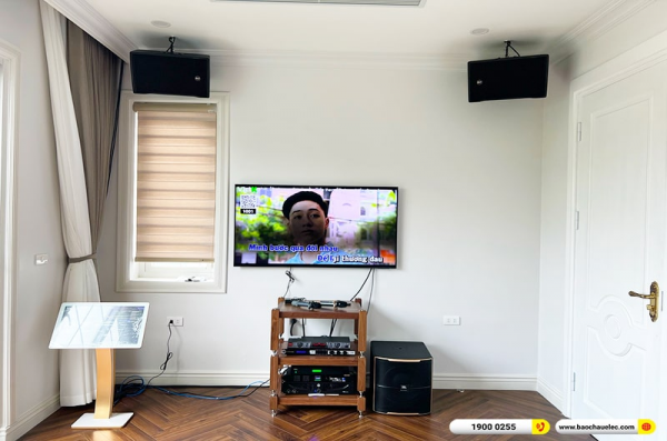 Lắp đặt dàn karaoke trị giá hơn 120 triệu cho anh Hồng tại Hà Nội (RCF CMAX 4110, IPS 2700 ...