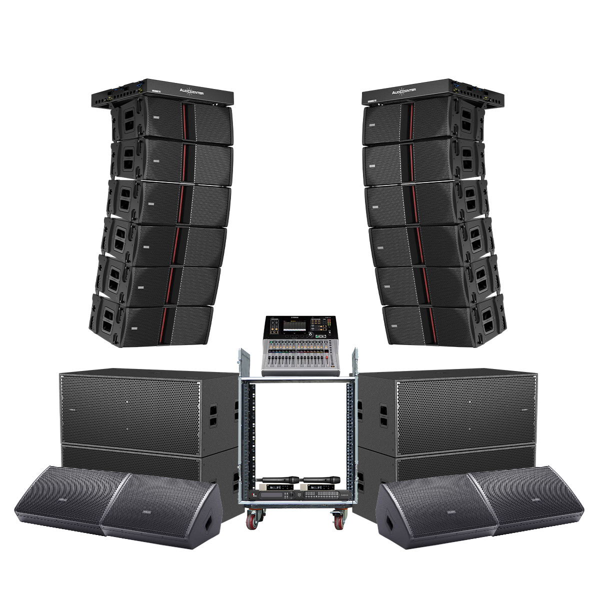 Dàn Line Array Active Audiocenter Avanda 08 Cấu Hình Mạnh Mẽ