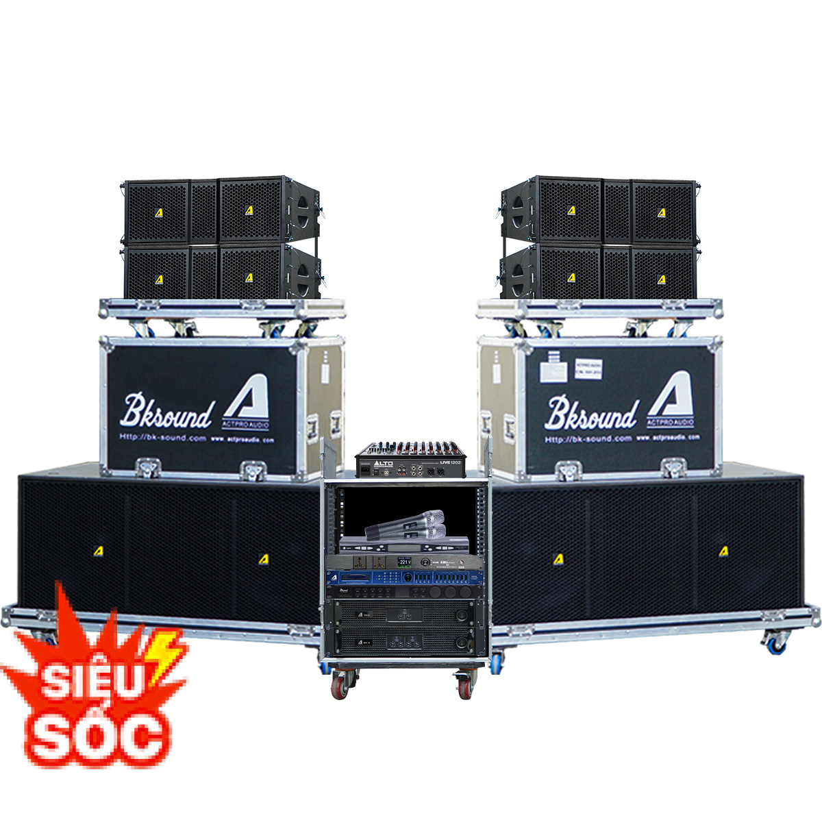 Dàn Âm Thanh Line Array 2 Way Passive Actpro 26 Giá Rẻ