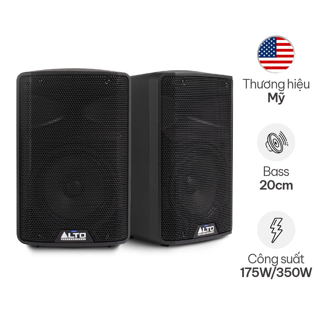 Loa Alto TX408 (Active, Bass 20cm, Có Bluetooth)