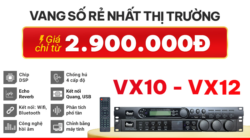 Đặt Trước Ngay Vang Số Bksound VX10 Và VX12 ở Bảo Châu Elec!