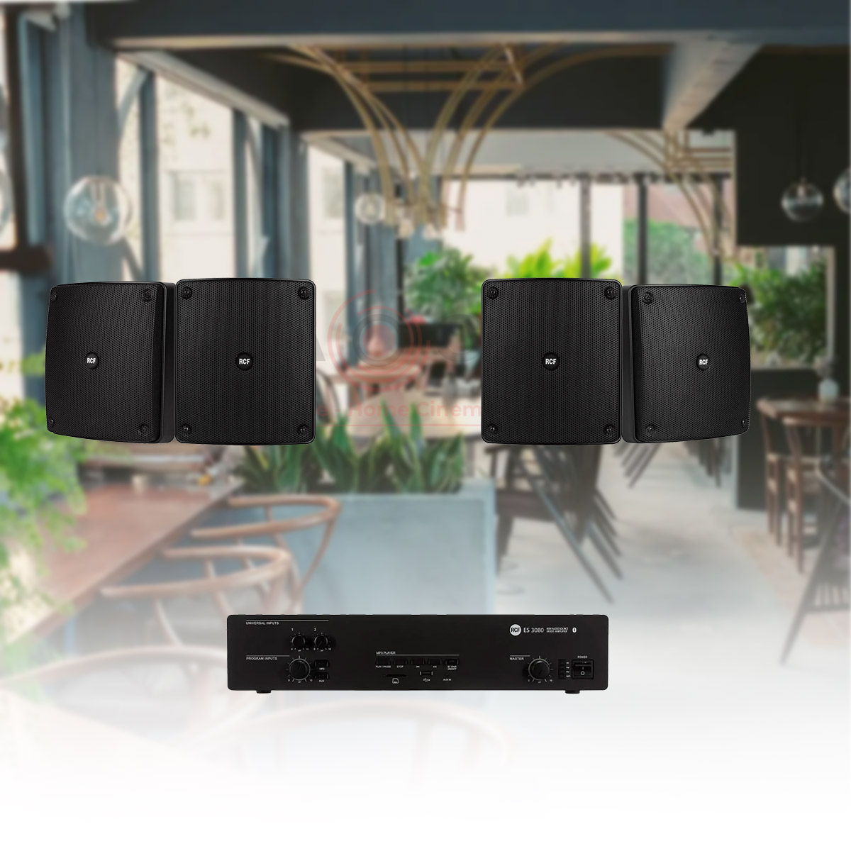 Bán Âm thanh nhạc nền quán cafe, nhà hàng, shop, spa RCF 07
