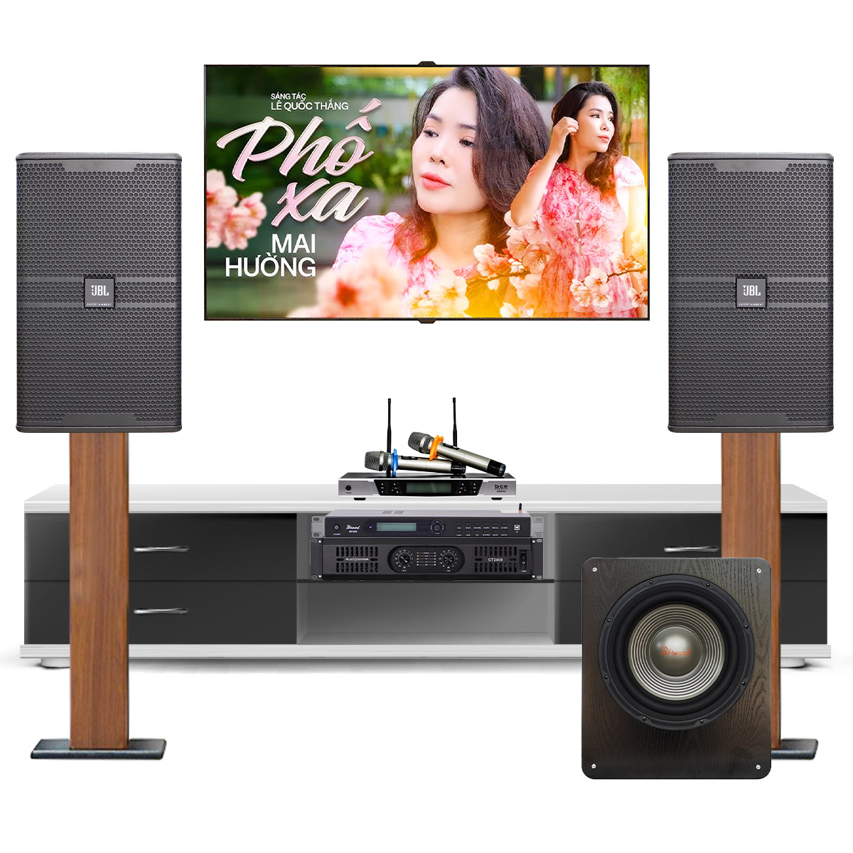 Dàn karaoke cao cấp JBL 47 cấu hình hiện đại, chính hãng, giá rẻ