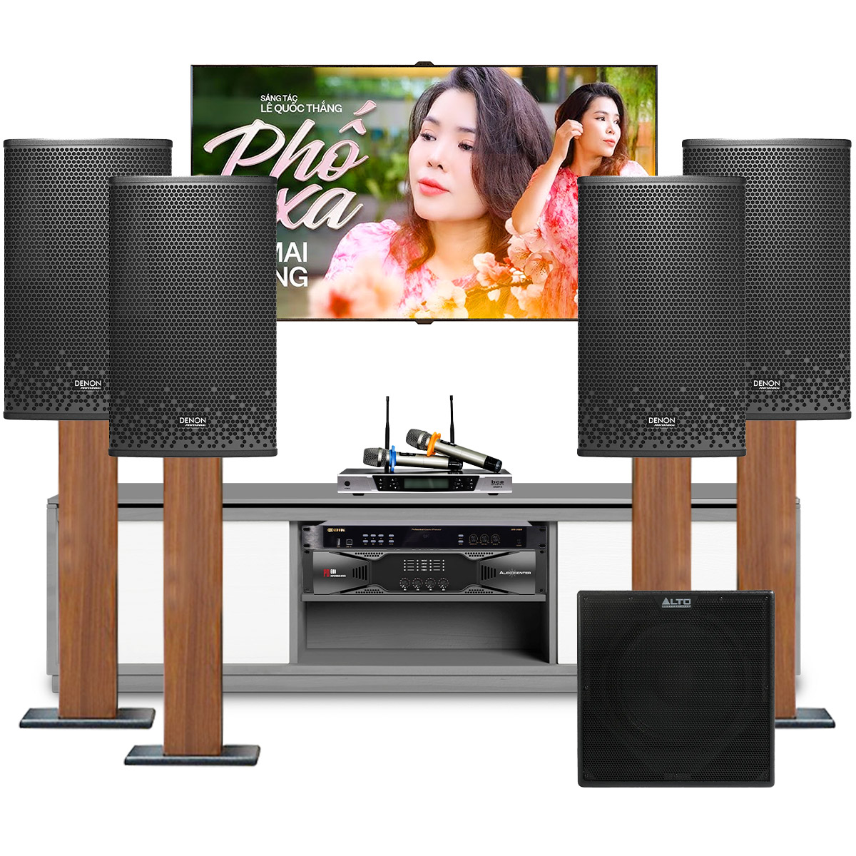Dàn karaoke Denon Nhật 04 thương hiệu Nhật, hiện đại, hát hay