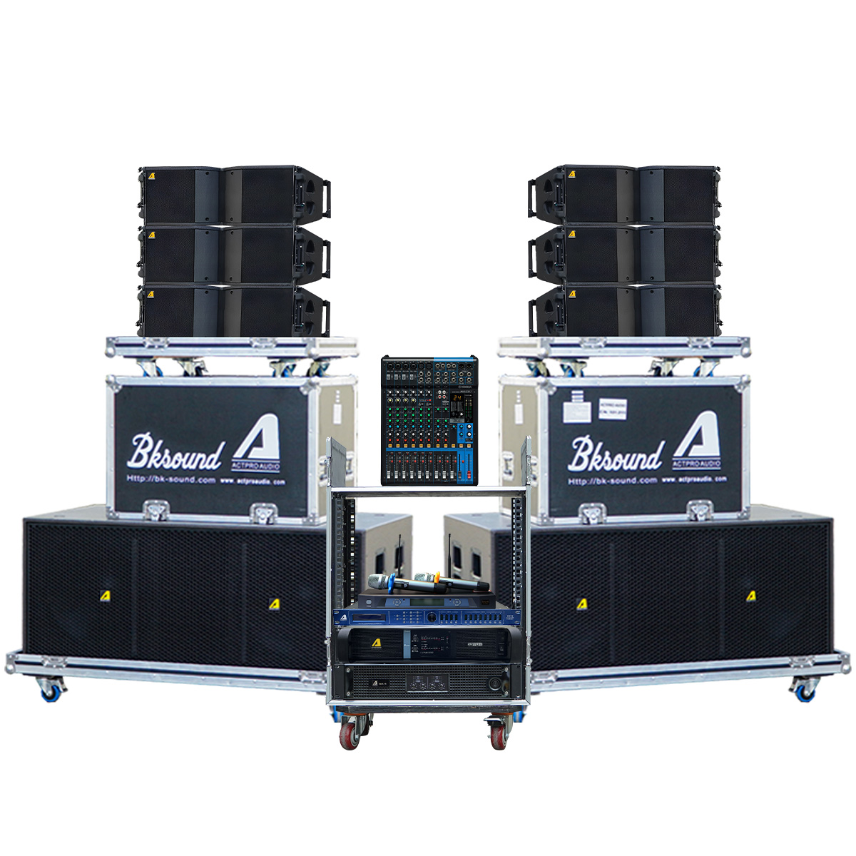 Dàn Line Array Passive Actpro DA02 thương hiệu China, giá tốt