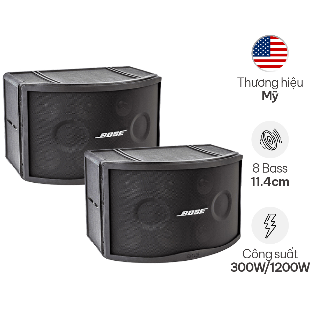 Loa Bose 802 IV mạnh mẽ bền bỉ, chính hãng 100%, giá rẻ nhất