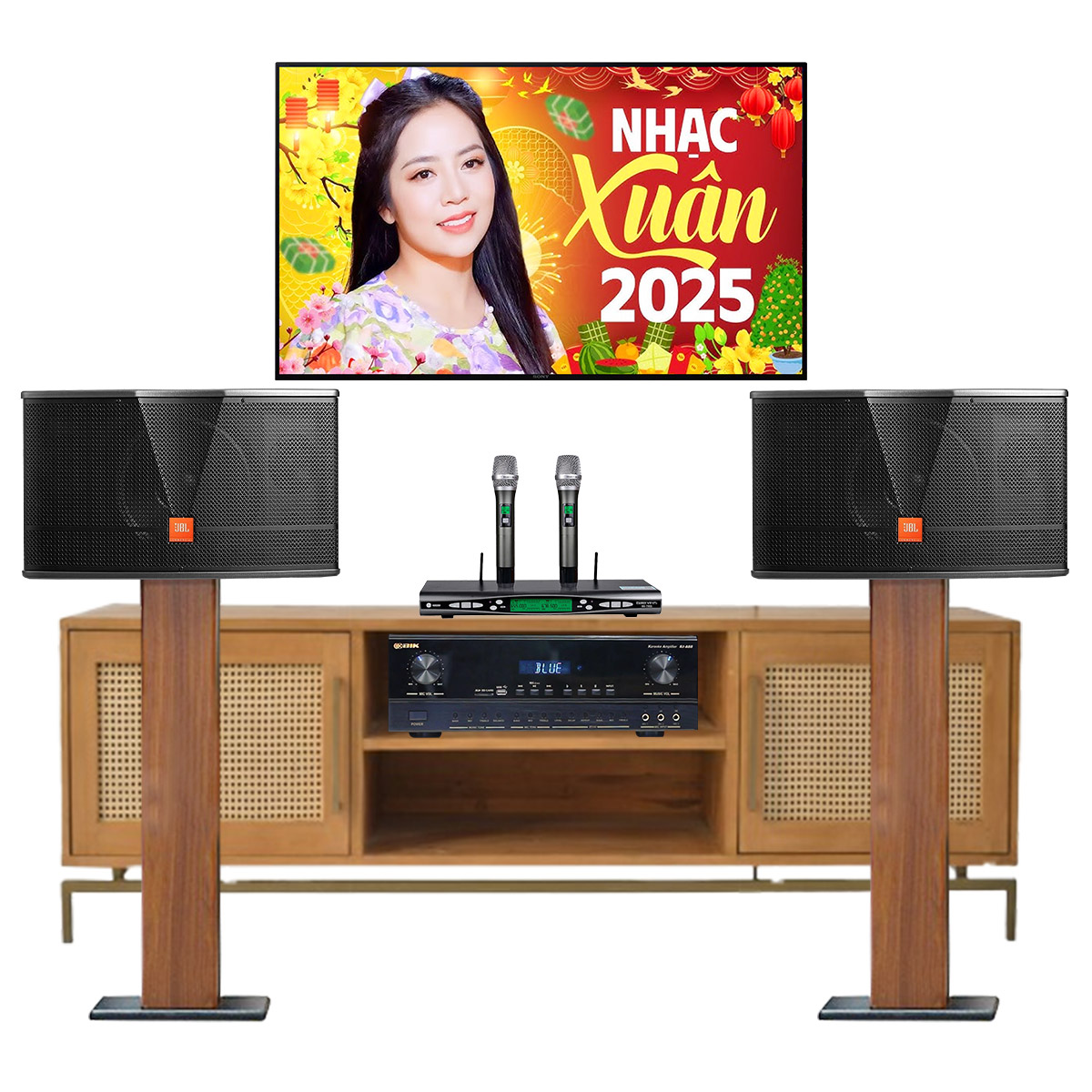 Dàn karaoke gia đình JBL 44 hát hay, chính hãng, giá tốt