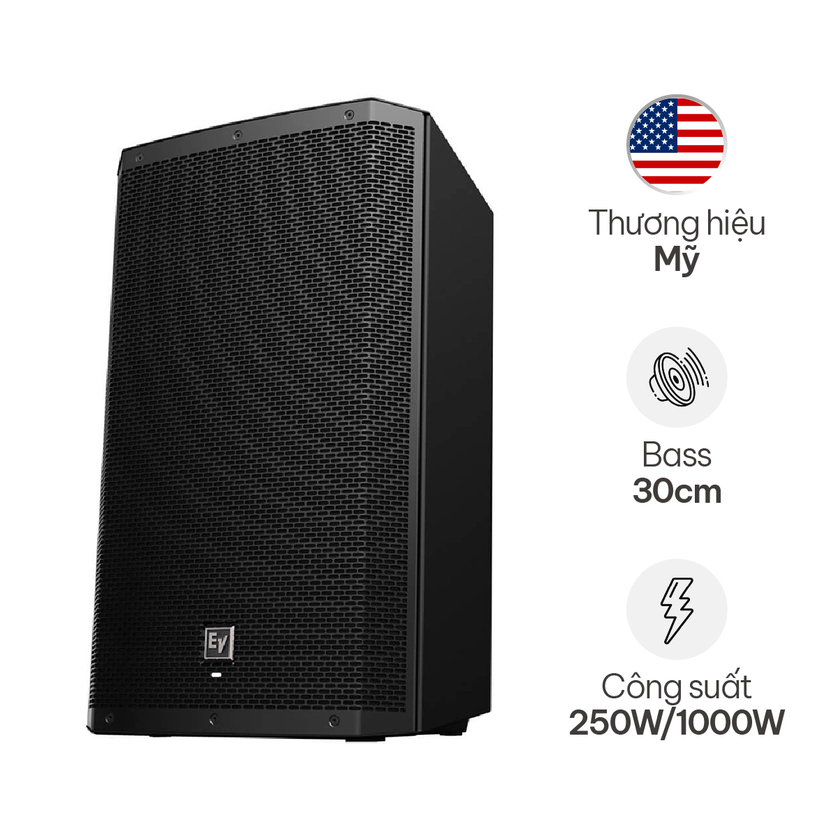 Loa Electro Voice ZLX-12BT, Active, Có Bluetooth