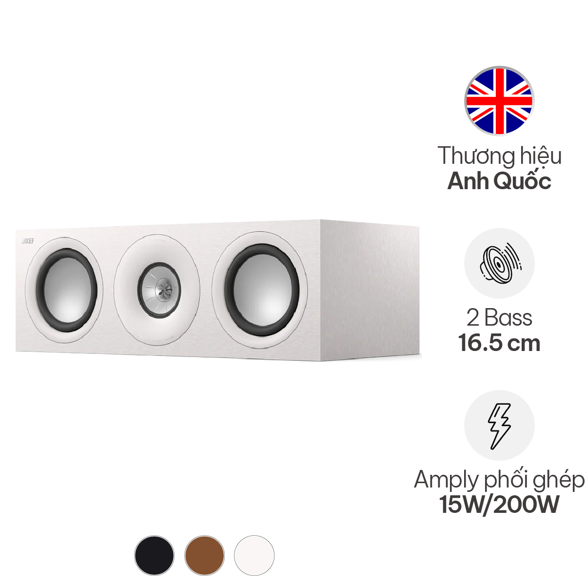 Loa KEF Q650c | Chính hãng, Hiện đại, Âm thanh hay