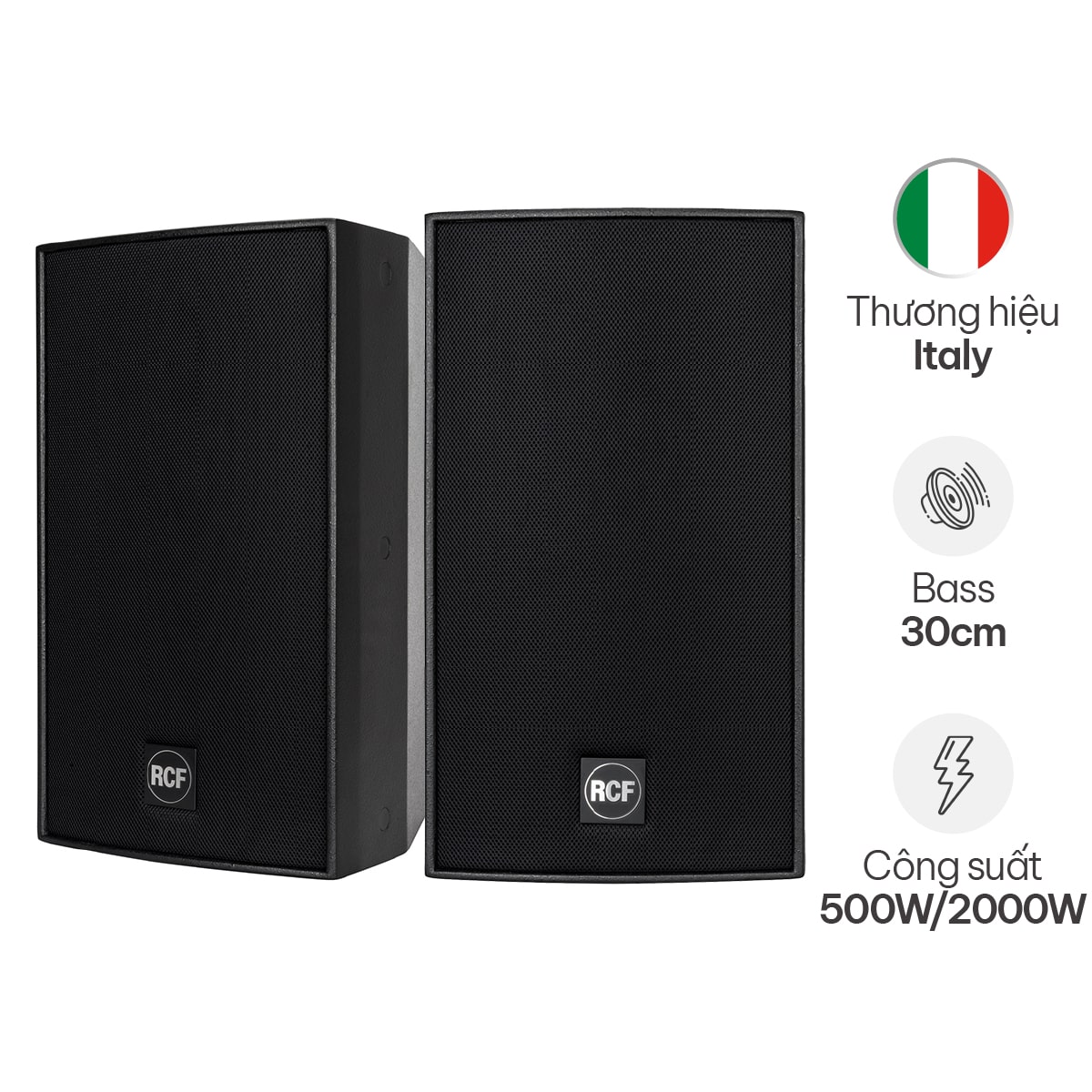 Đánh giá Loa RCF C 5212-99 | Bass 30, Made In Italy