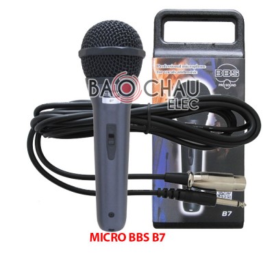 Micro BBS B7, mic karaoke bbs b7 hát hay giá rẻ nhất thị trường