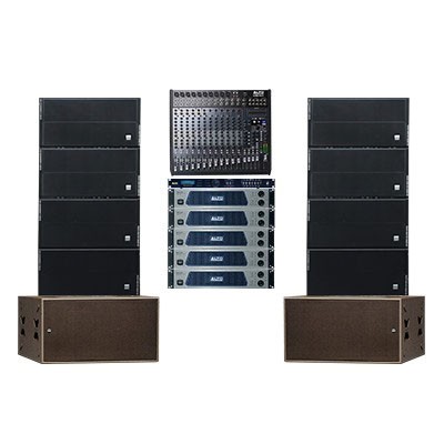 Hệ thống âm thanh Line Array Alto Mỹ 100-2000m2
