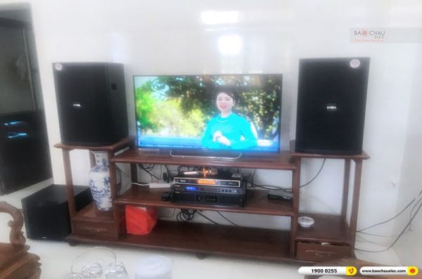 Lắp đặt dàn karaoke trị giá hơn 40 triệu cho anh Hảo tại Nam Định (BIK BSP 412II, VM620A, BPR ...