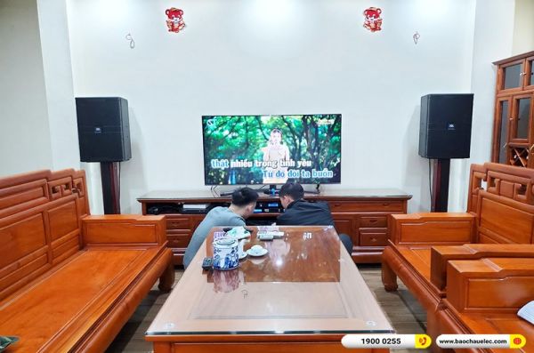 Lắp đặt dàn karaoke trị giá hơn 80 triệu cho anh Long tại Hà Nội (JBL KP4012 G2, Crown Xli2500 ...