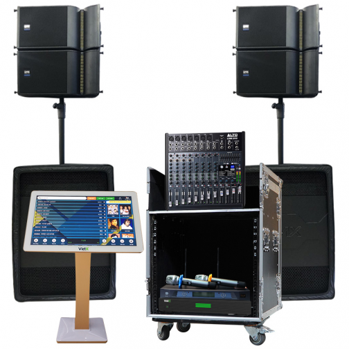 Dàn âm thanh Line Array Active DMX 04 cấu hình khủng, chính hãng 100%