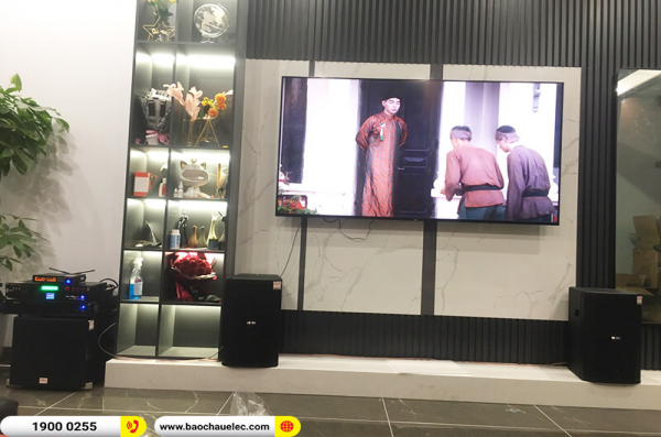 Lắp đặt dàn karaoke trị giá gần 40 triệu cho anh Nam ở Bắc Ninh (BIK BSP 410II, VM 420A, BPR ...