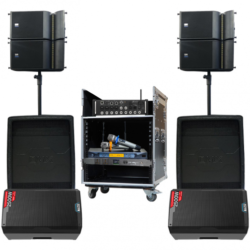Dàn âm thanh Line array Active (Liền công suất) DMX 08 giá tốt nhất