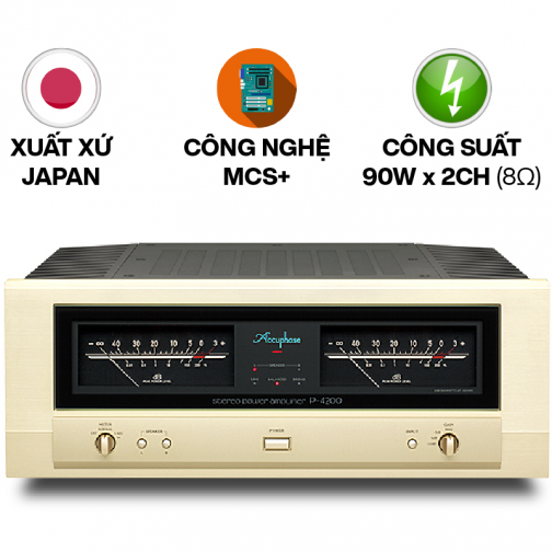 Power ampli Accuphase P-4200 chính hãng giá tốt nhất