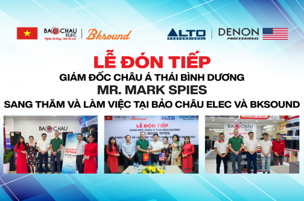 Giám đốc tập đoàn Inmusic Châu Á Thái Bình Dương Mr.Mark Spies sang ...