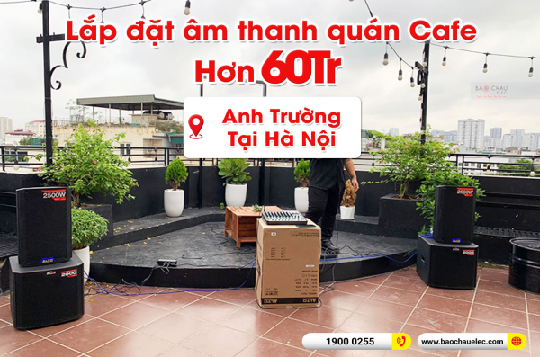 Lắp đặt bộ dàn âm thanh quán cafe 408 Vape and Coffee tại Hà Nội (Alto ...
