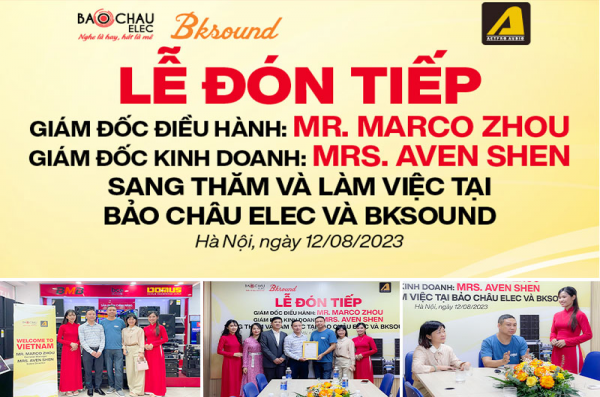 Lãnh đạo hãng Actpro sang thăm và làm việc tại Bảo Châu Elec