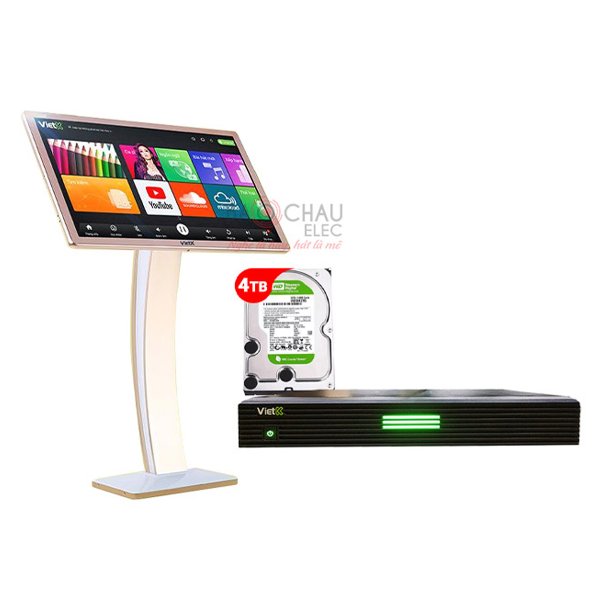 Combo Đầu VietK 4K Plus 4TB + Màn VietK 21 inch chính hãng, giá tốt nhất