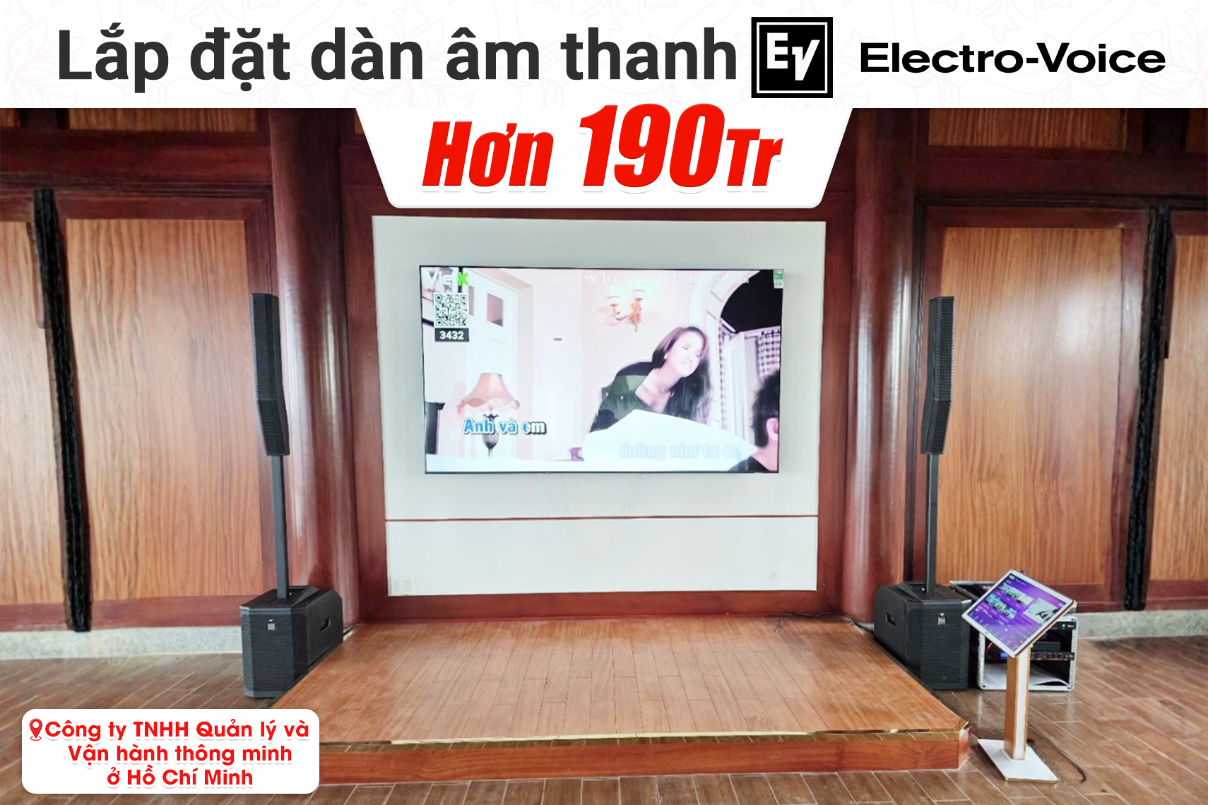 Dàn âm thanh Electro Voice Công ty QL & Vận hành thông minh