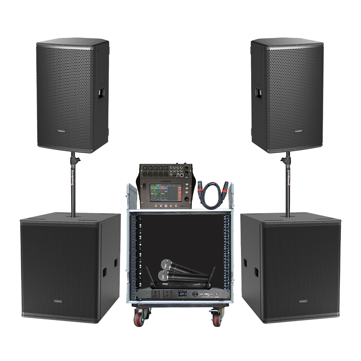 Dàn âm thanh hội trường Audiocenter 01 (50-100m2)