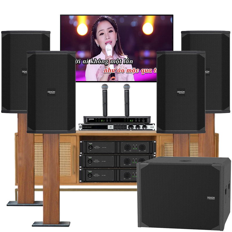 Dàn karaoke cao cấp Denon Nhật 17 Chính hãng, Hát hay, Giá Tốt