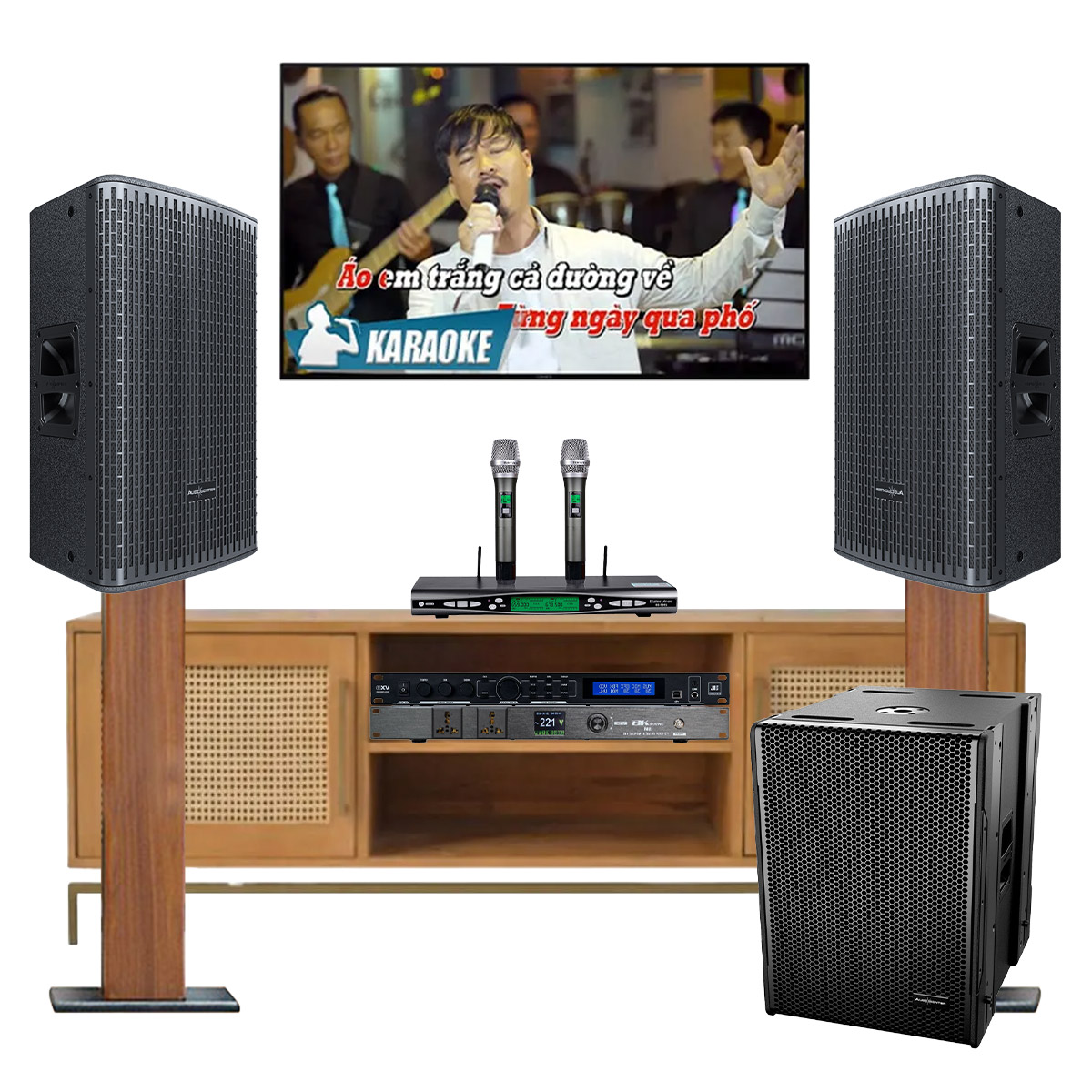 Dàn karaoke gia đình Audicocenter Active 02 hát hay, giá tốt