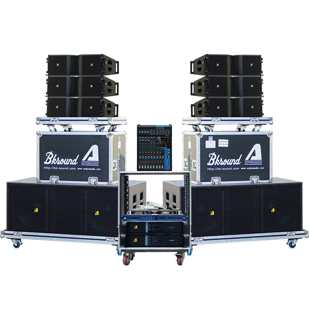 Dàn Line Array Passive Actpro DA04 Chuyên nghiệp, Mạnh mẽ