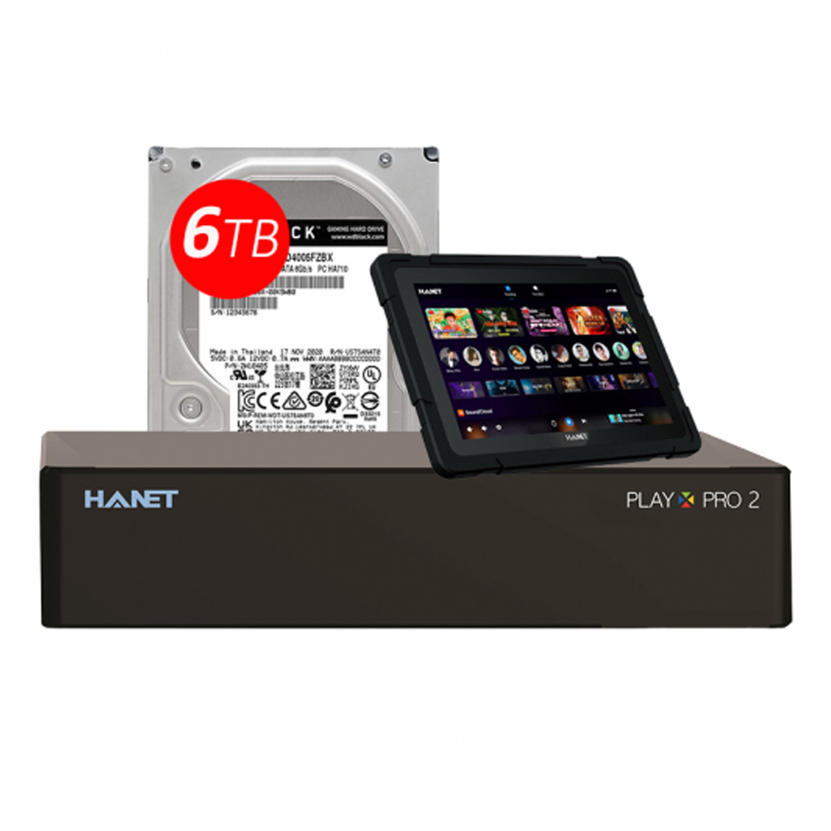 Đầu karaoke Hanet PlayX Pro 2 6TB Chính hãng, Giá tốt nhất