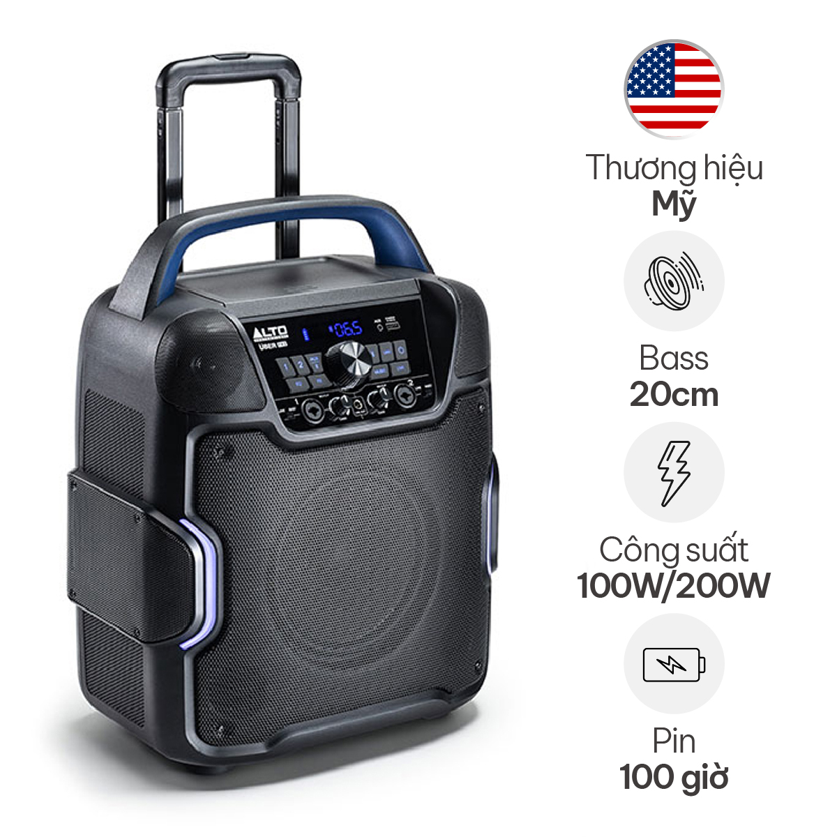 Loa Alto Uber FX2 Pin 100h, Giá tốt nhất tại Bảo Châu Elec