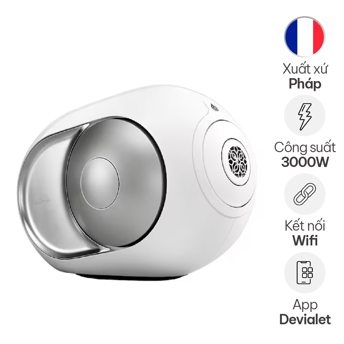 Loa Devialet Phantom Silver chính hãng, giá tốt nhất
