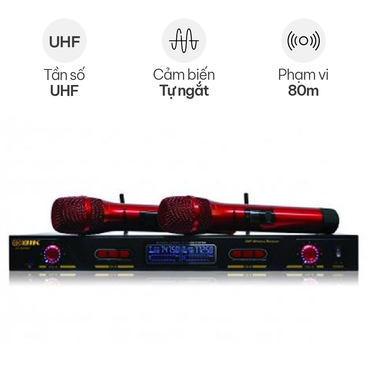 Micro BIK BJ-U355 giá rẻ, lọc âm chống hú tốt