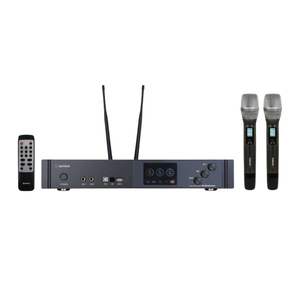 Mixer karaoke số Sumico SU 910 |Tích hợp DAC|Micro không dây